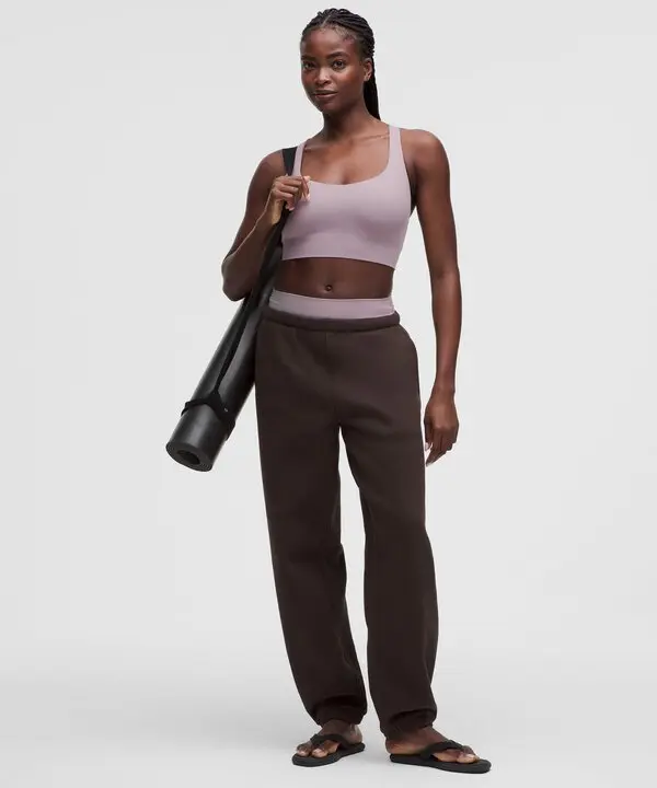 Lululemon Flexyflex Strappy Longline Yoga Bra - Shallot