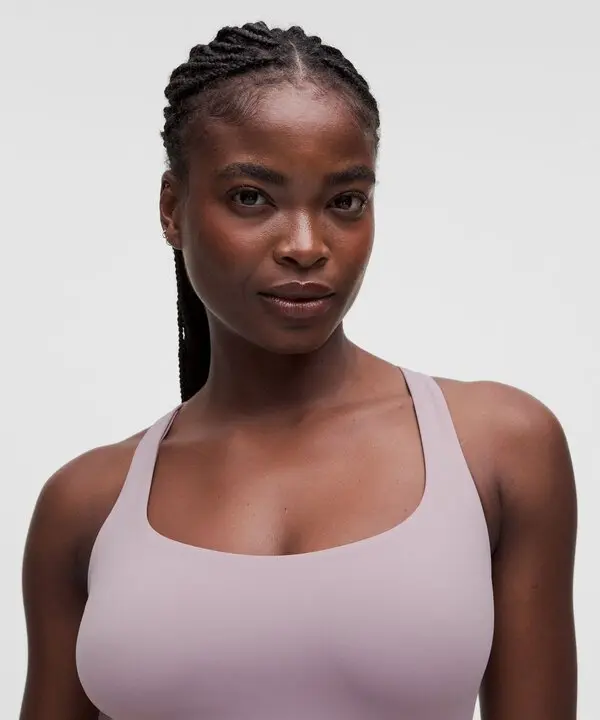 Lululemon Flexyflex Strappy Longline Yoga Bra - Shallot