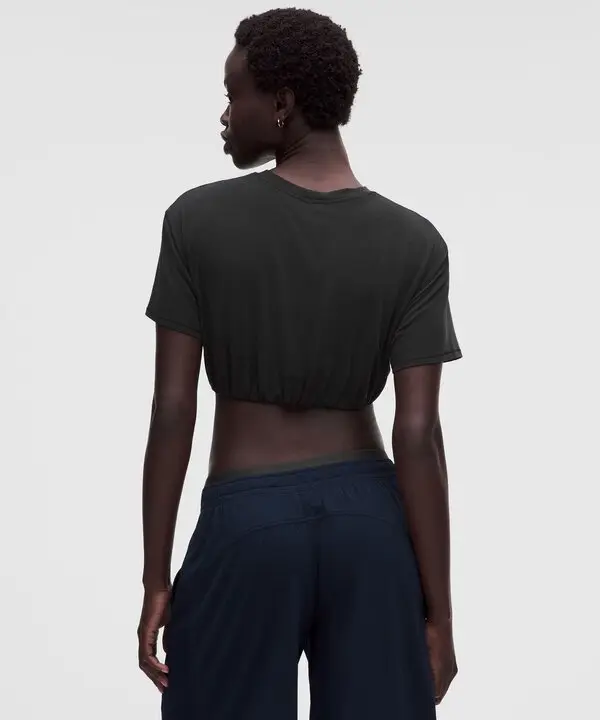 Lululemon Jersey Training Super-cropped T-shirt - Black