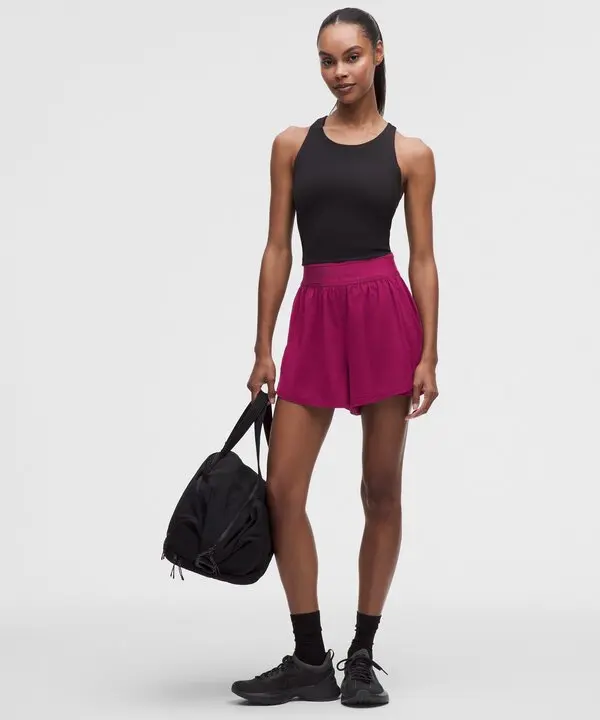 Lululemon License To Train Super-high-rise 2-in-1 Short - Raspberry Rave