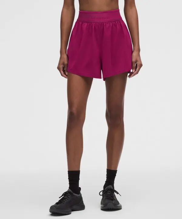Lululemon License To Train Super-high-rise 2-in-1 Short - Raspberry Rave