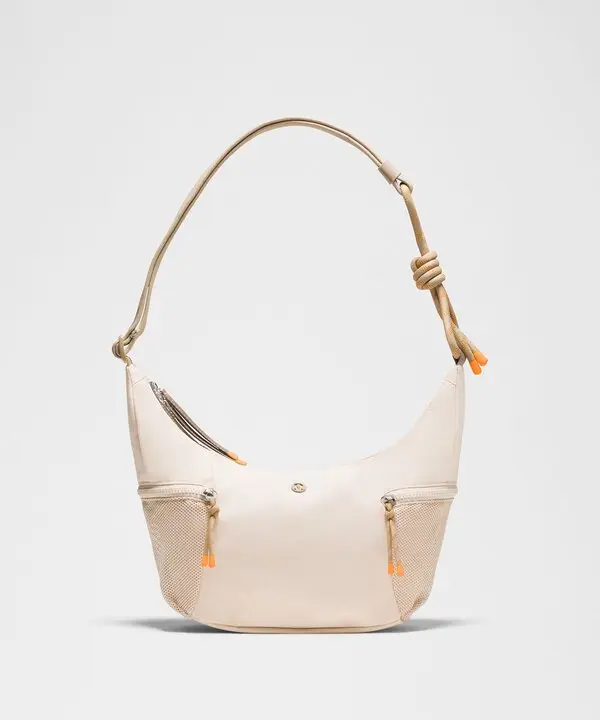 Lululemon Slouchy Sling Bag 6l - Breakfast Tea/wacky Khaki/citrus Sizzle