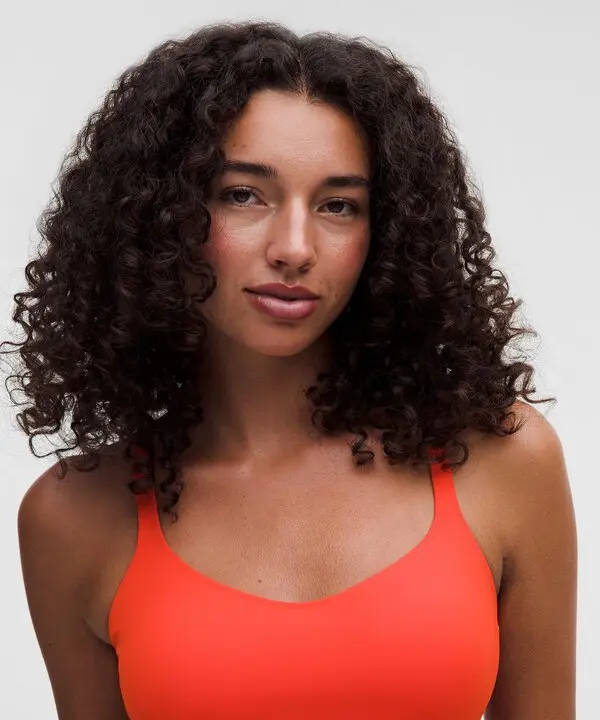 Lululemon Lightlift Open-back Bra - Cherry Ember