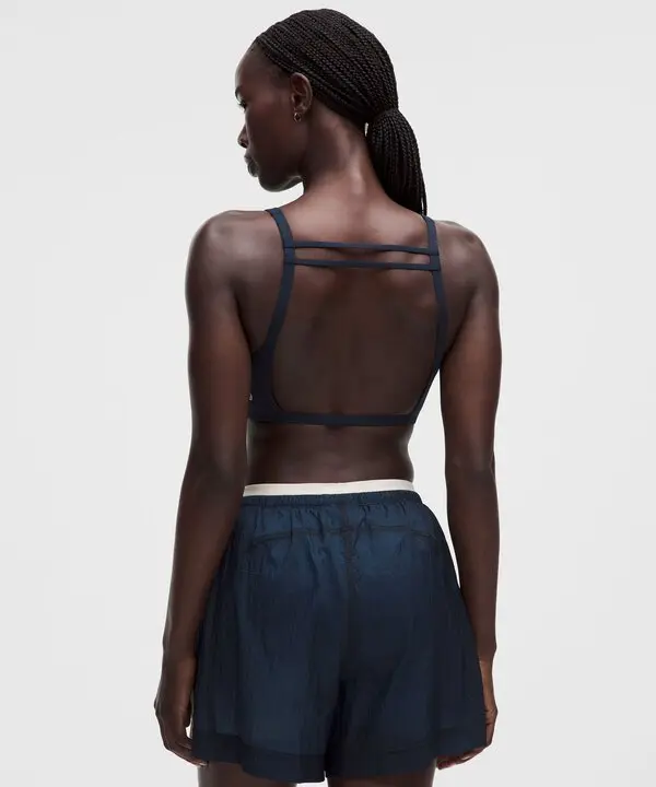 Lululemon Lightlift Open-back Bra - True Navy