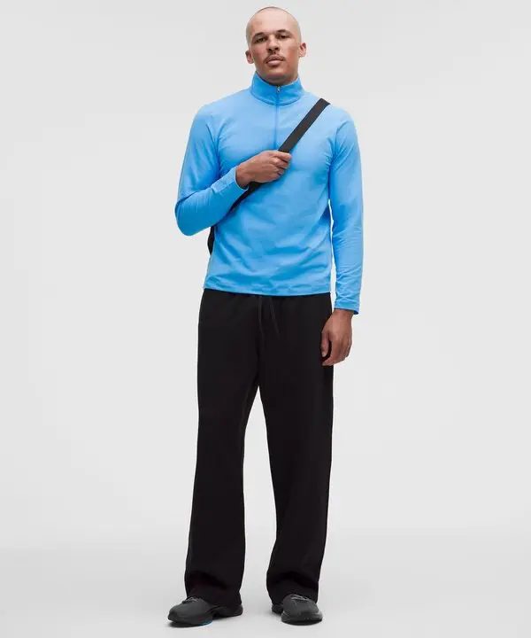 Lululemon Mesh Soft Jersey Half Zip - Ocean Wave