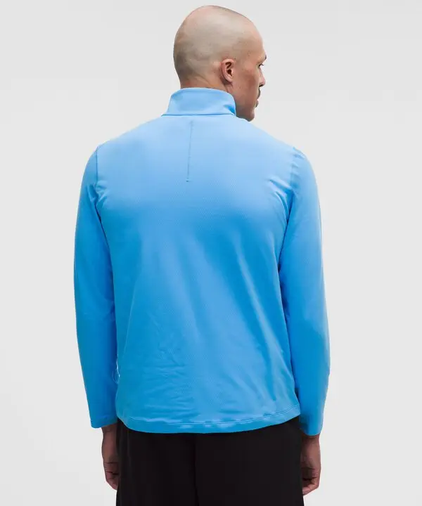 Lululemon Mesh Soft Jersey Half Zip - Ocean Wave