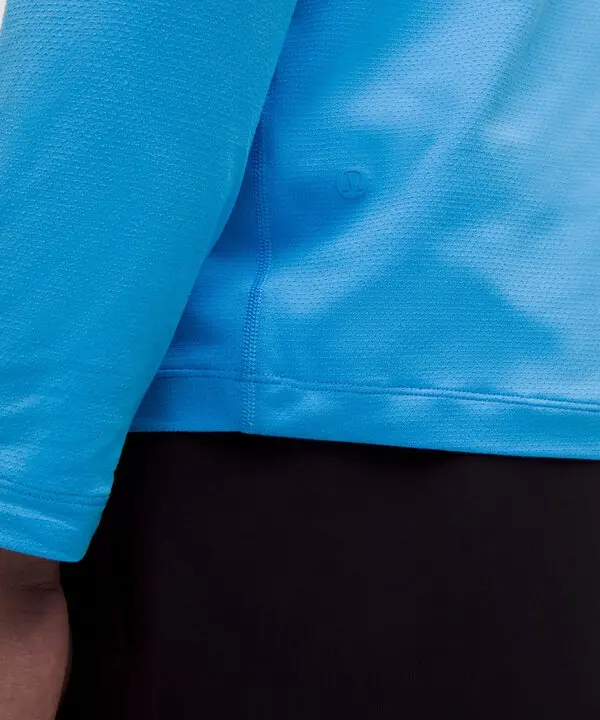 Lululemon Mesh Soft Jersey Half Zip - Ocean Wave