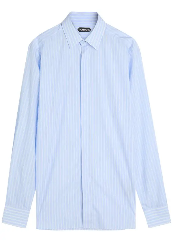 TOM FORD Striped Cotton Shirt