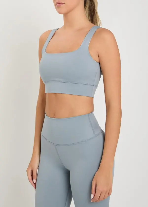 Varley Assure Cori Technical Stretch Sports Bra - Grey