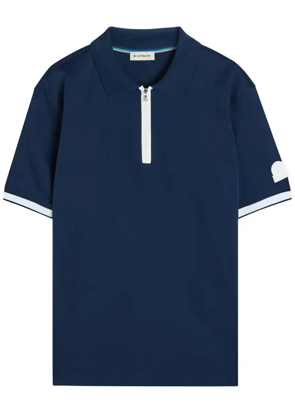SANDBANKS Logo Cotton Polo Shirt