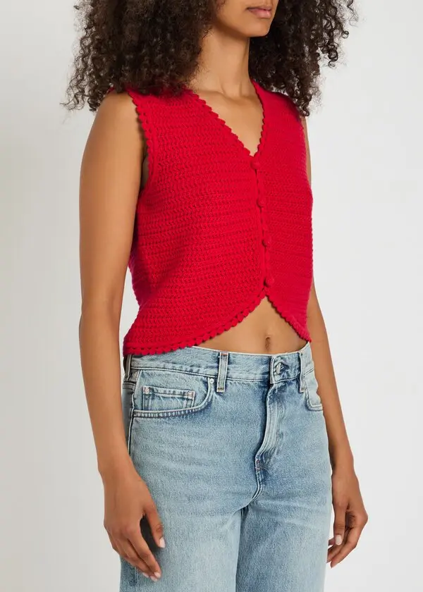 Rails Calypso Knit Cotton Crop Top