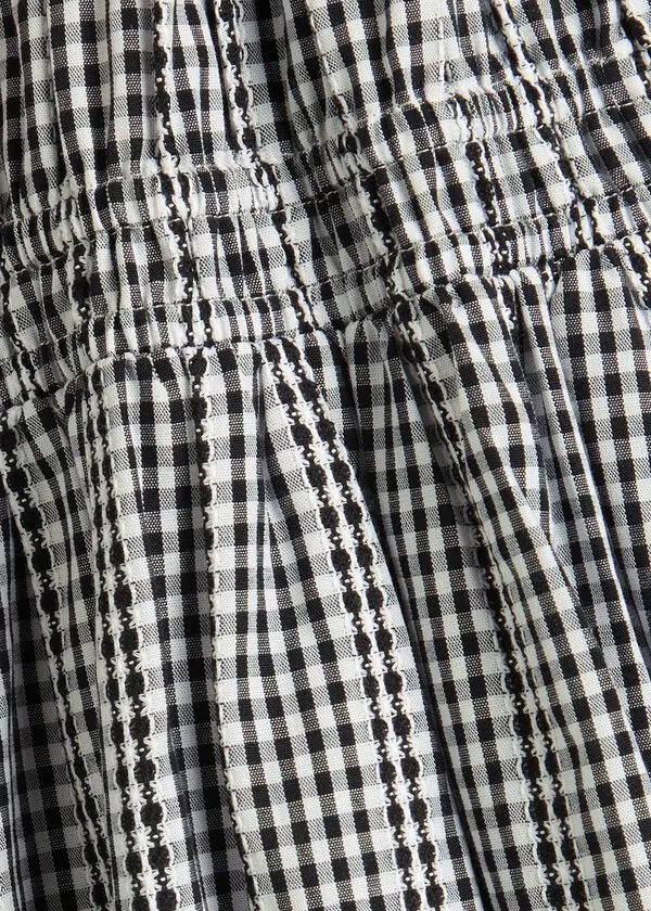 Rails Kenton Gingham Cotton Midi Dress