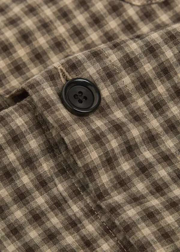 Oliver Spencer Checked Stretch-cotton Jacket