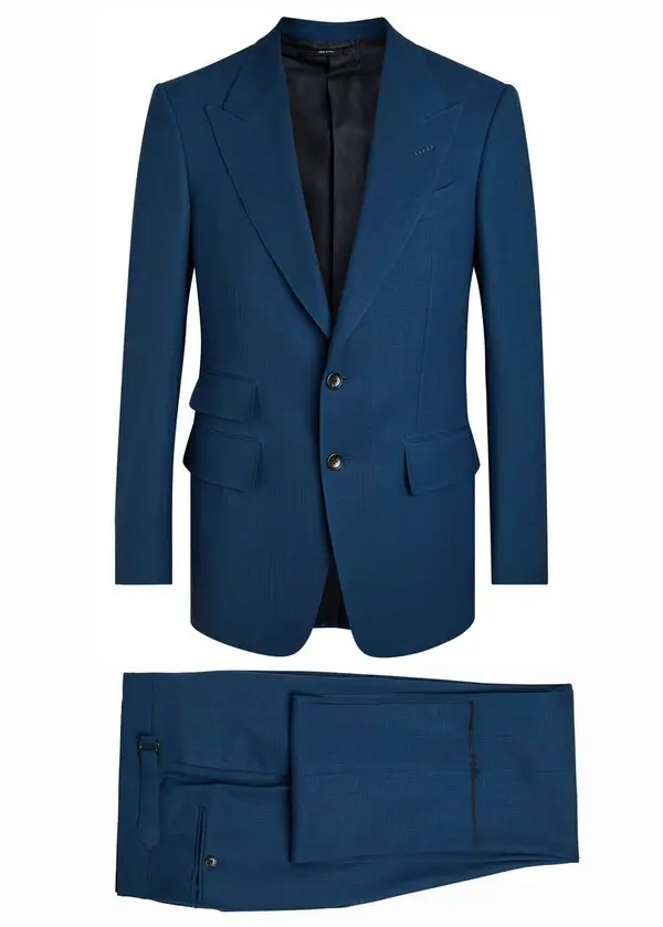 TOM FORD Fresco Shelton Evening Suit - Blue