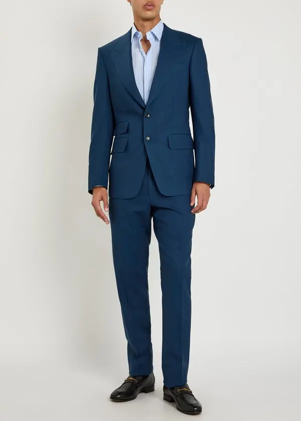 TOM FORD Fresco Shelton Evening Suit - Blue
