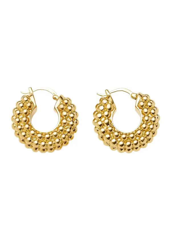 MISSOMA Baya 18kt -plated Hoop Earrings - Gold