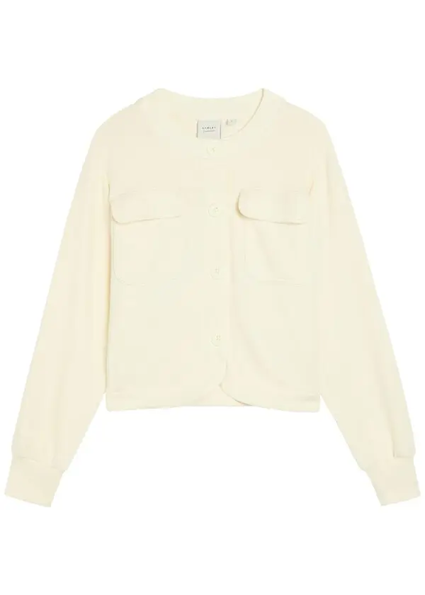 Varley Hartwell Button-through Cardigan - Cream