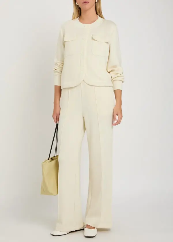 Varley Hartwell Button-through Cardigan - Cream