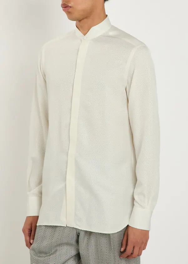 TOM FORD Perforated Silk Shirt
