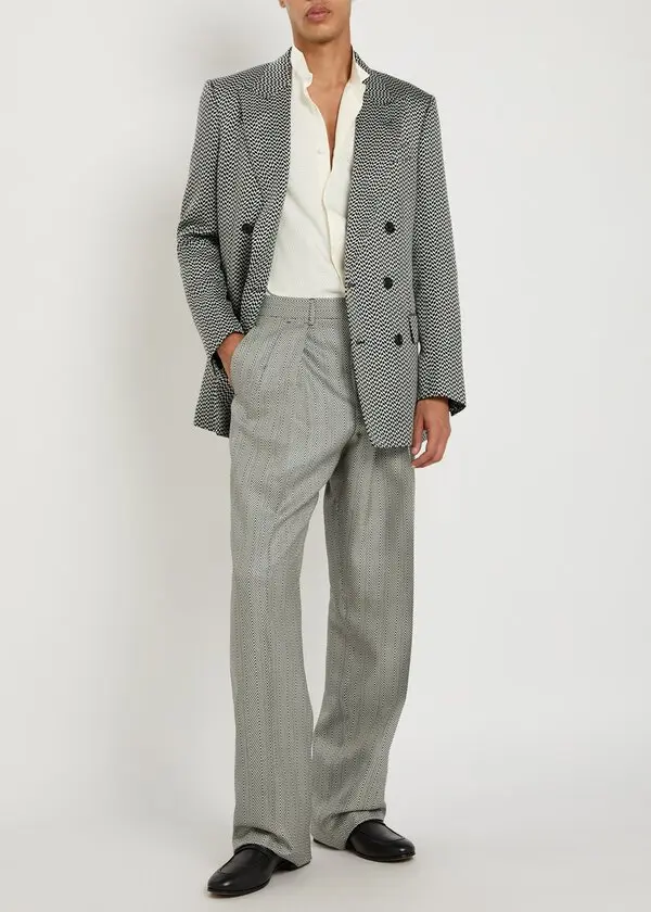 TOM FORD Perforated Silk Shirt