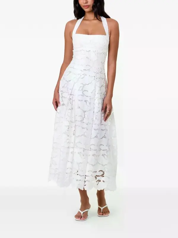 NICHOLAS Elisabeth Halter-neck Lace Dress