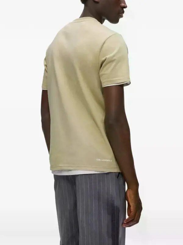 Karl Lagerfeld Ikon Stripe Pocket T-shirt