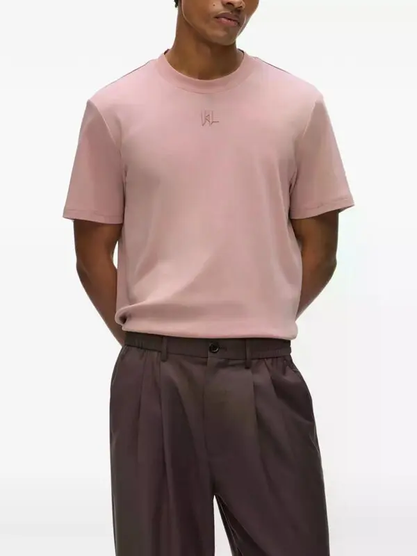 Karl Lagerfeld Logo-embroidered T-shirt