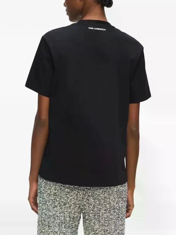 Karl Lagerfeld Signature Bouclé T-shirt