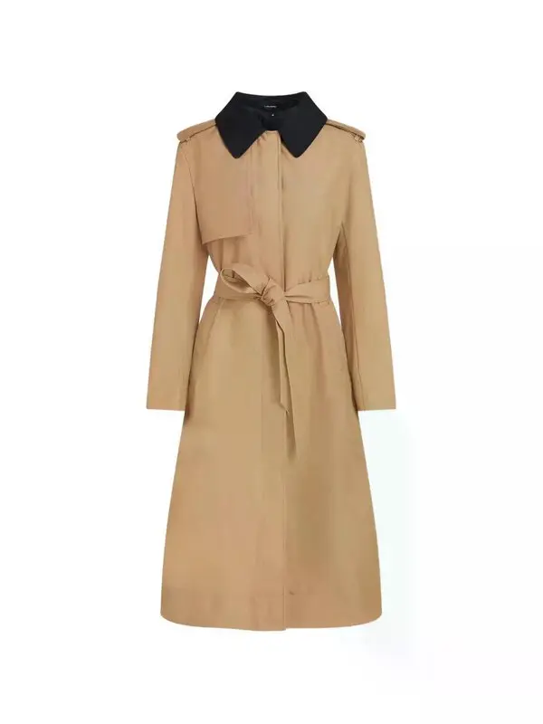 Karl Lagerfeld Belted Trench Coat - Neutrals