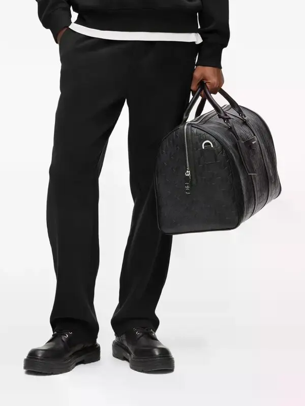 Karl Lagerfeld Logo-plaque Track Pants - Black