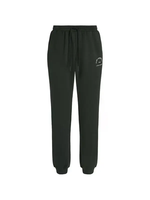 Karl Lagerfeld Rue St-guillaume Logo-print Track Pants - Green