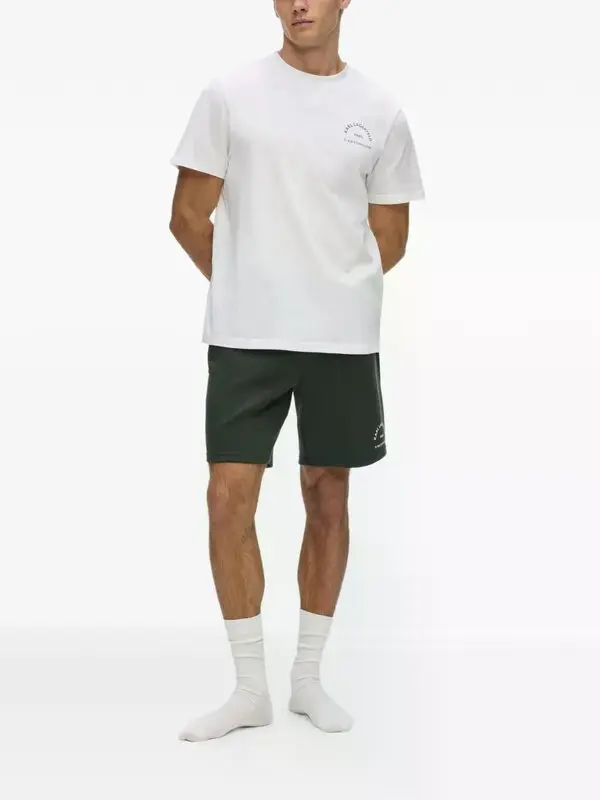 Karl Lagerfeld Rue St-guillaume Logo Print Shorts