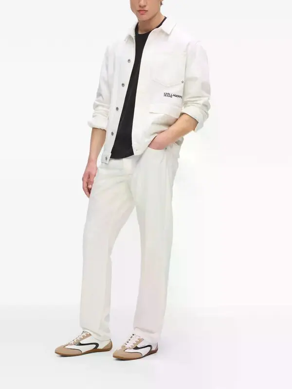 Karl Lagerfeld Logo-embroidery T-shirt