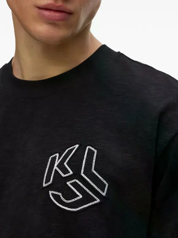 Karl Lagerfeld Logo-embroidery T-shirt
