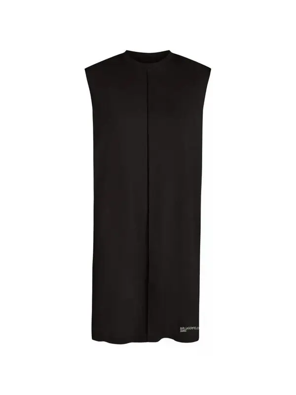 Karl Lagerfeld Seam-detail Tank Mini Dress - Black