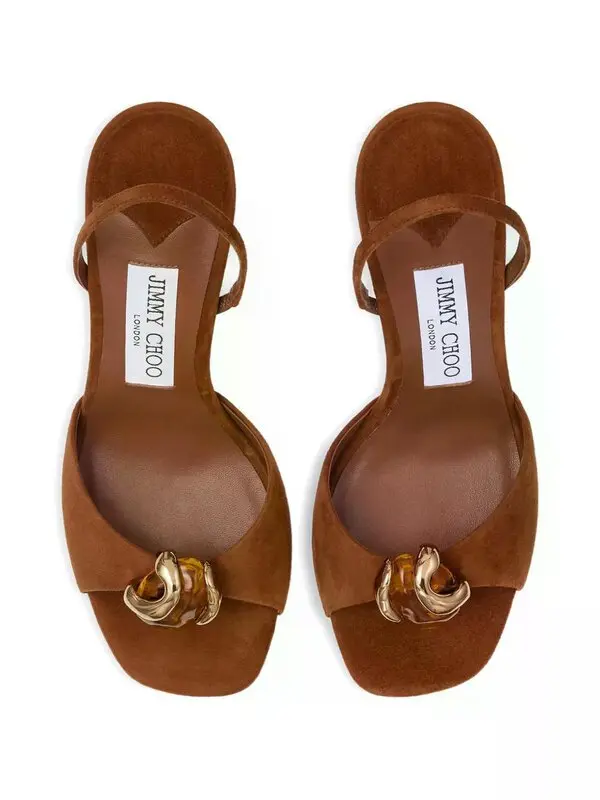 JIMMY CHOO Emani 100 Embellished Sandals