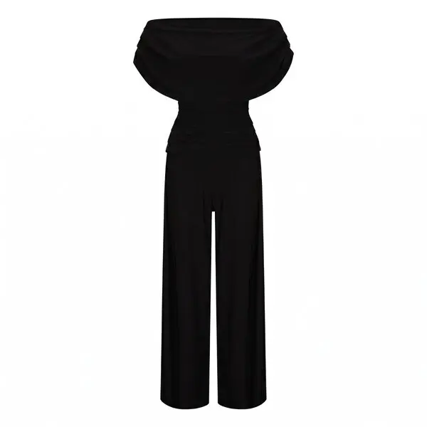 ATOM LABEL Carbon Jumpsuit - Black