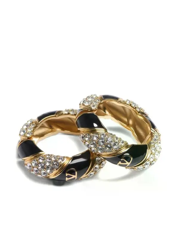 Valentino Garavani Vlogo Signature Hoop Earrings