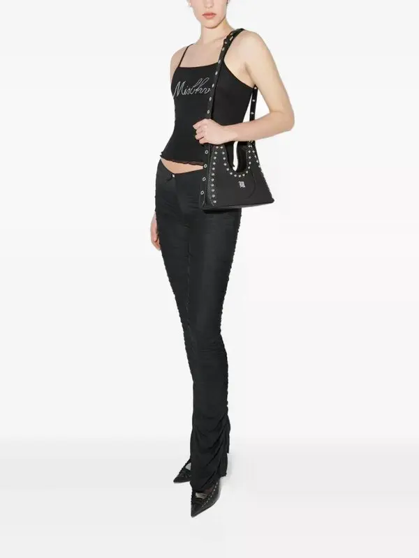 MISBHV Embellished Mesh Tank Top