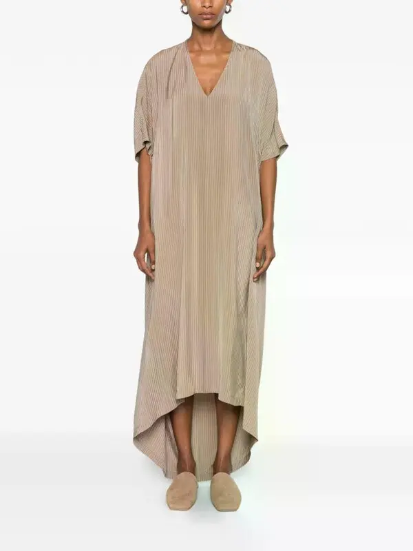 UMA WANG Striped Midi Dress