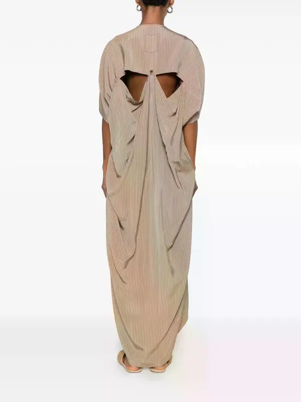 UMA WANG Striped Midi Dress