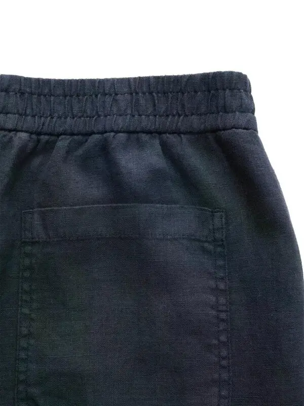 04651 / A TRIP IN A BAG Elasticated-waist Linen Trousers