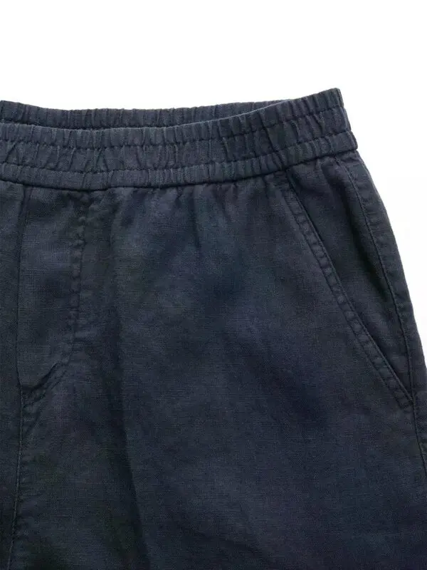 04651 / A TRIP IN A BAG Elasticated-waist Linen Trousers
