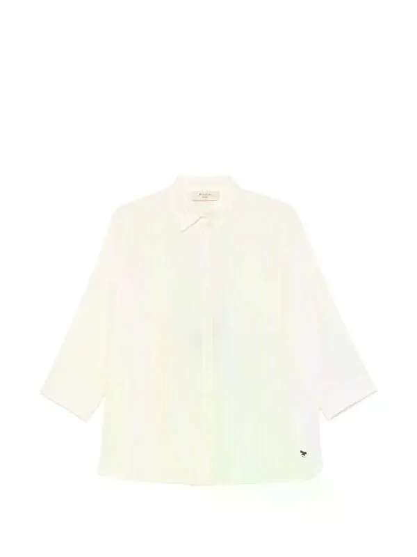 Max Mara Panetto Vertical-stripe Chest-pocket Shirt