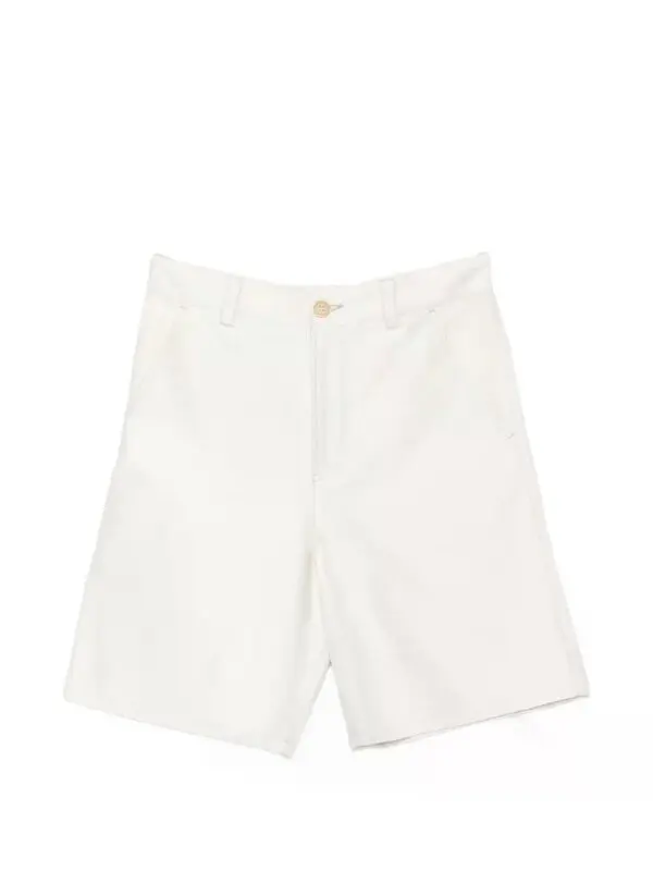 A.p.c. Belt-loop Patch-pocket Shorts - Neutrals