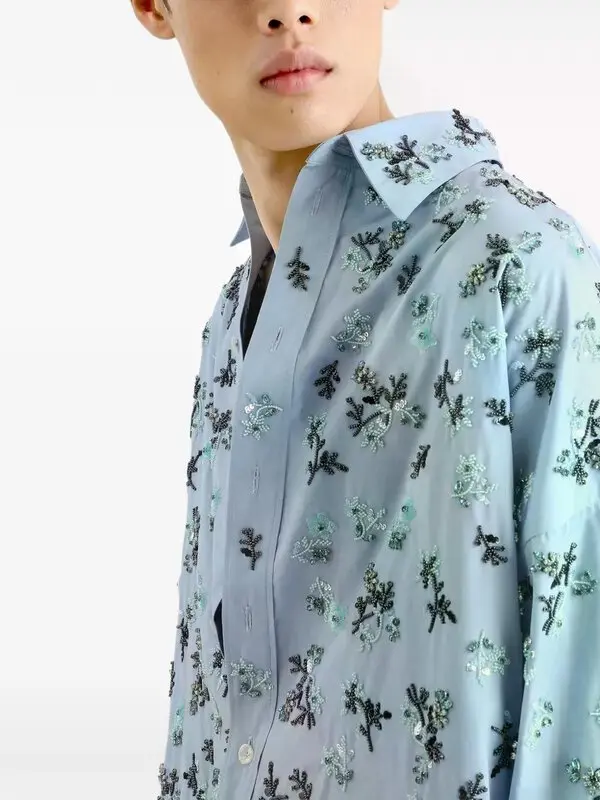 Dolce & Gabbana Cotton Shirt With Embroidery