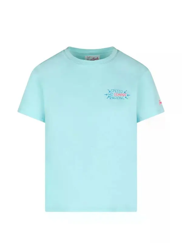 MC2 SAINT BARTH Emilie Sequin-embellished T-shirt - Pink