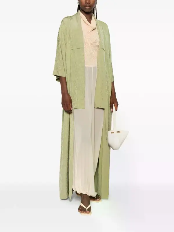 A.N.G.E.L.O. VINTAGE CULT 1990s Jacquard Pattern Kimono