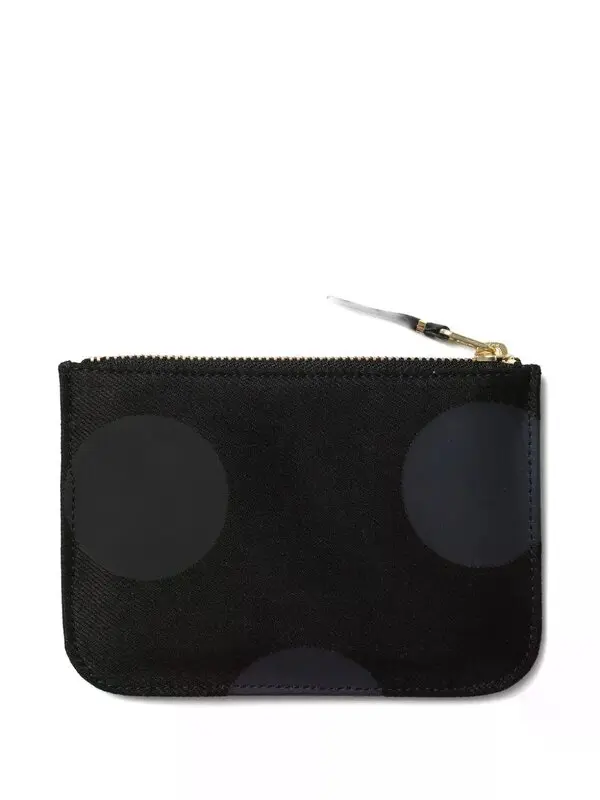 Comme Des Garçons Polka-dot Wallet - Black