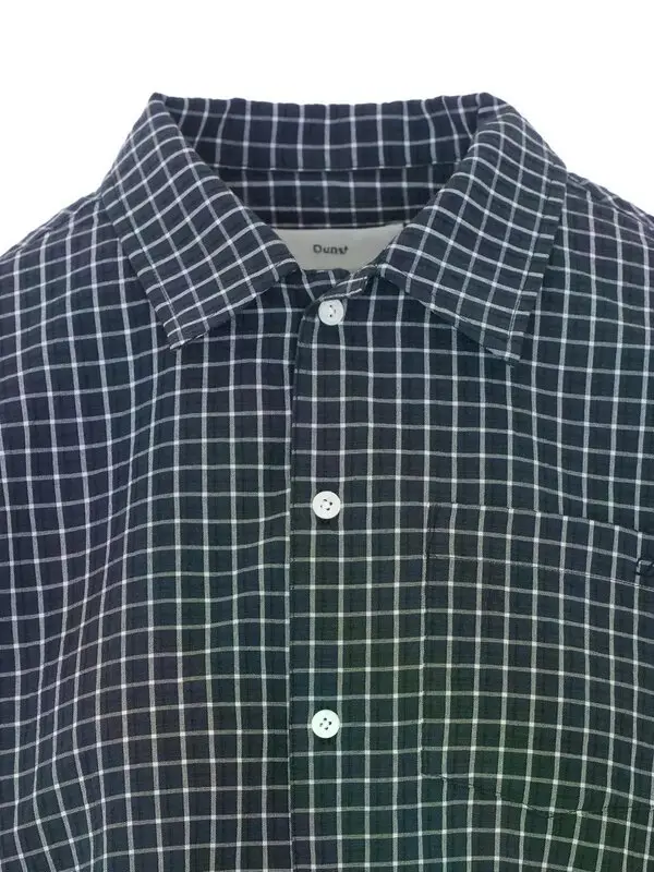 DUNST Check-pattern Short-sleeve Shirt